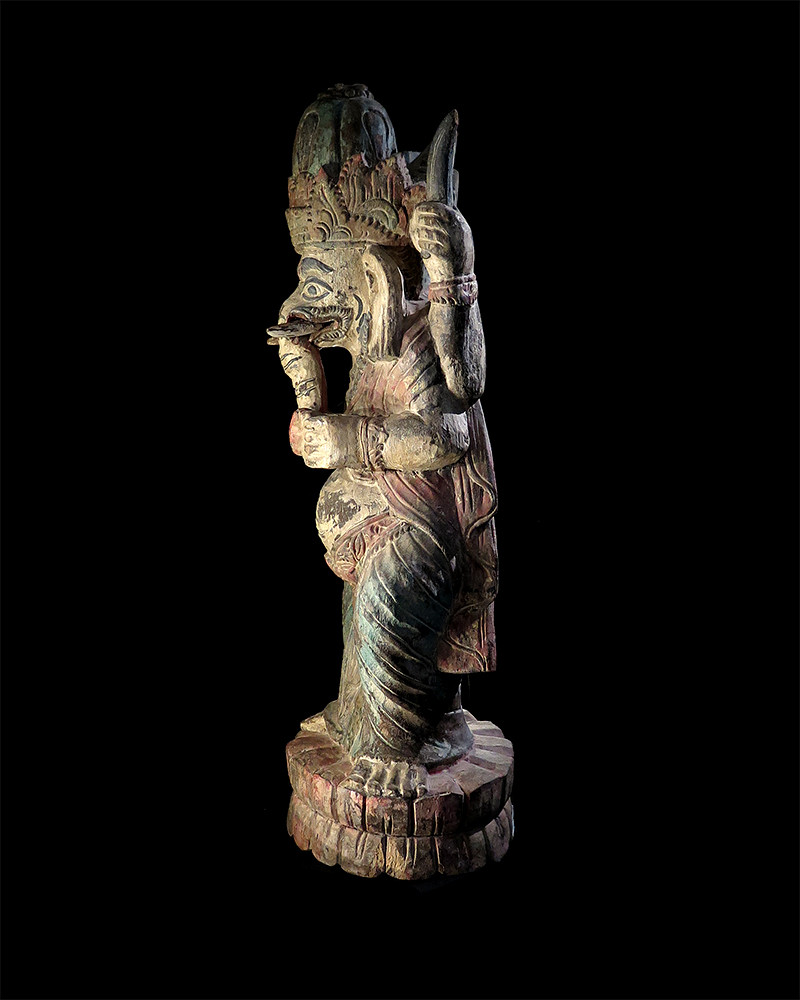 Inde - Statue de Ganesh en bois